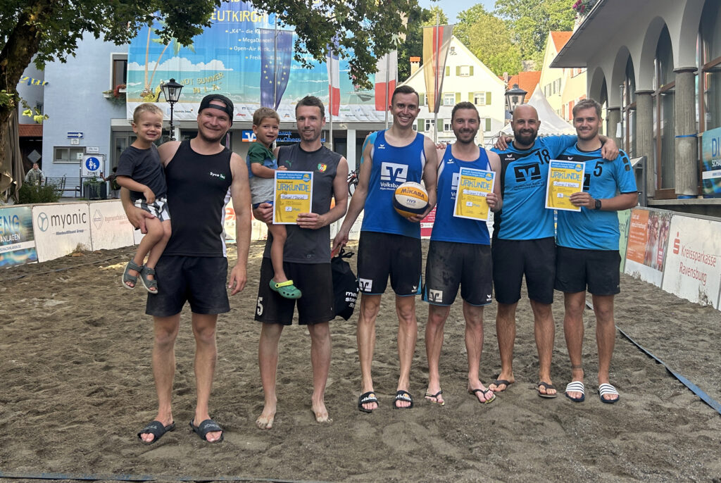 Alexander Rösch und Simon Weiß sind Stadtmeister im Beachvolleyball ...