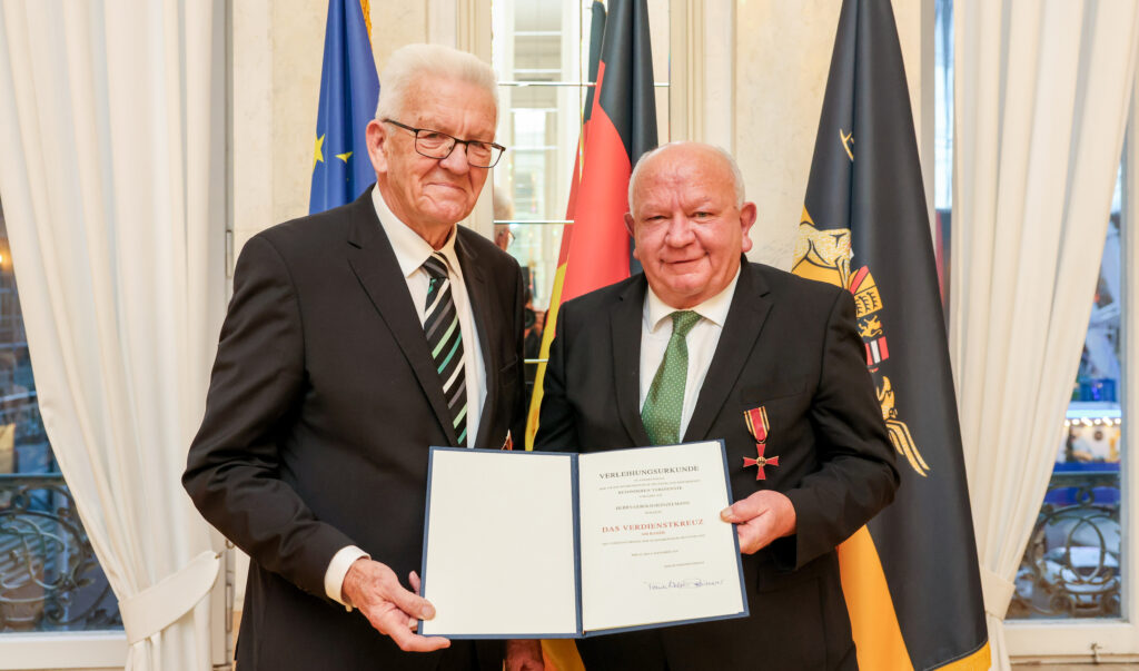 Gerold Heinzelmann hat das Bundesverdienstkreuz erhalten ...